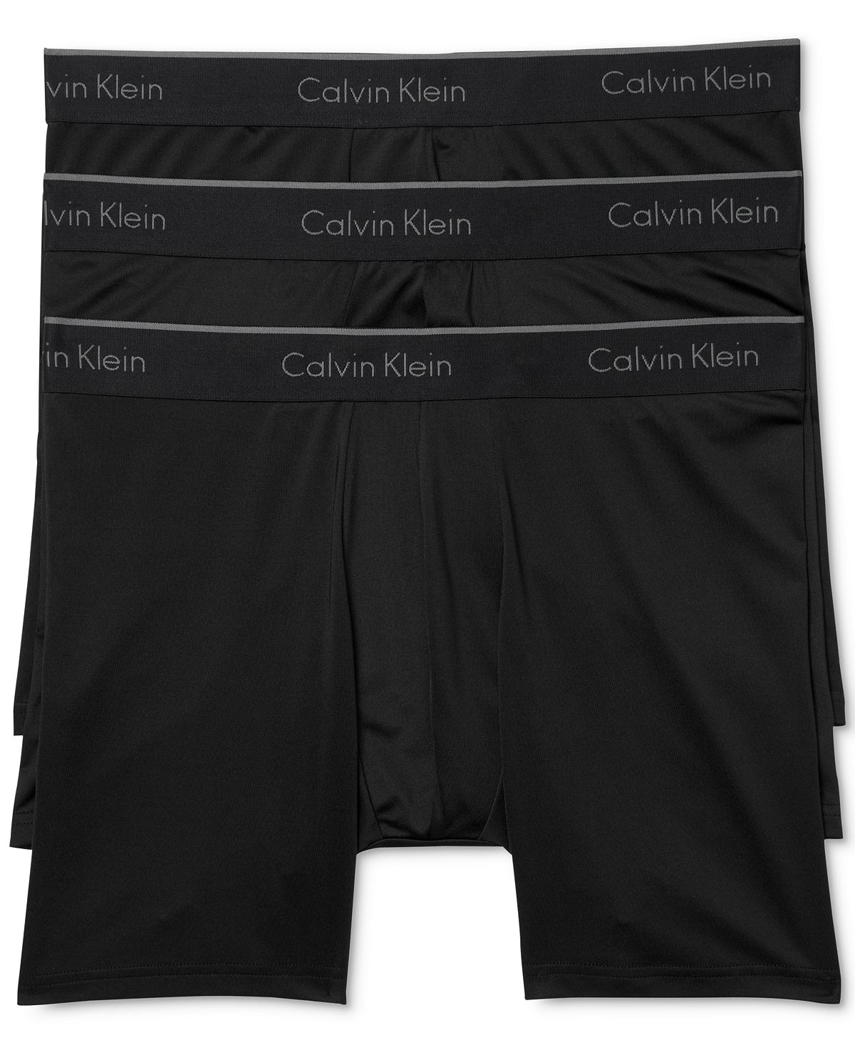 Calvin Klein Microfiber Stretch Boxer Brief 3-pack Black – CheapUndies