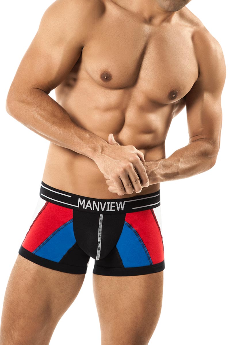 Manview White Stretch Cotton Spectrum Boxer – CheapUndies