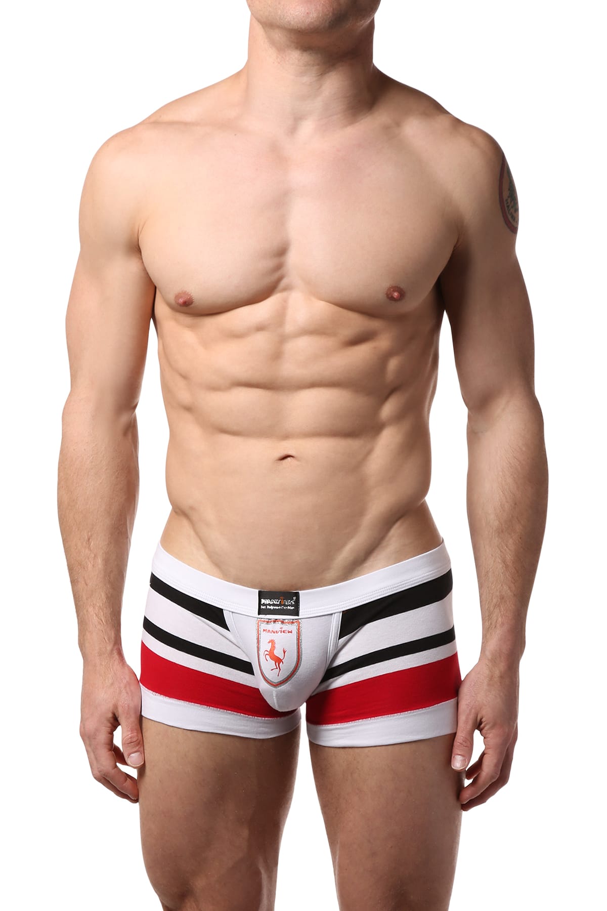 Manview Red Striped Trunk – CheapUndies