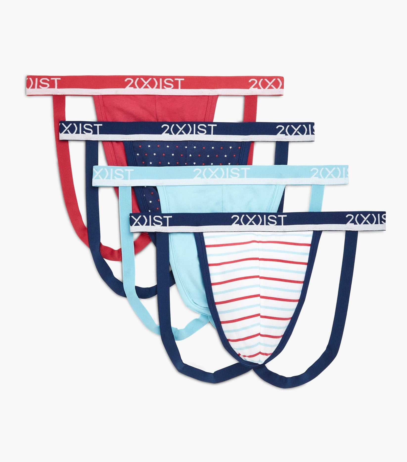 2(X)IST 42392 Cotton Stretch Jock Strap 4-Pack – CheapUndies