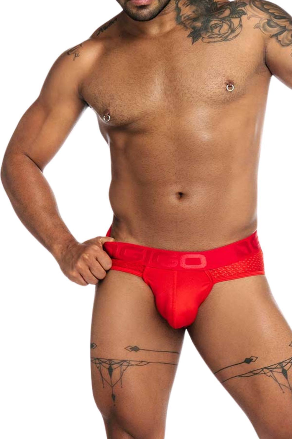 Gigo Red Stretch Brief – CheapUndies