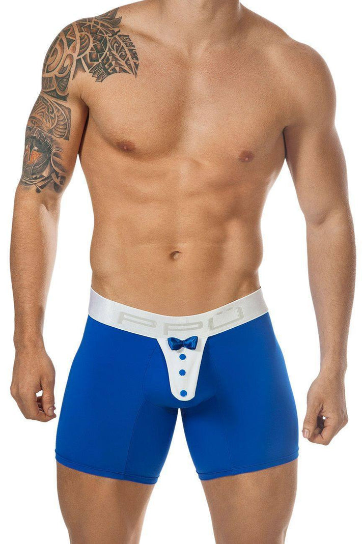 PPU Blue 1325 Tuxedo Boxer Brief – CheapUndies