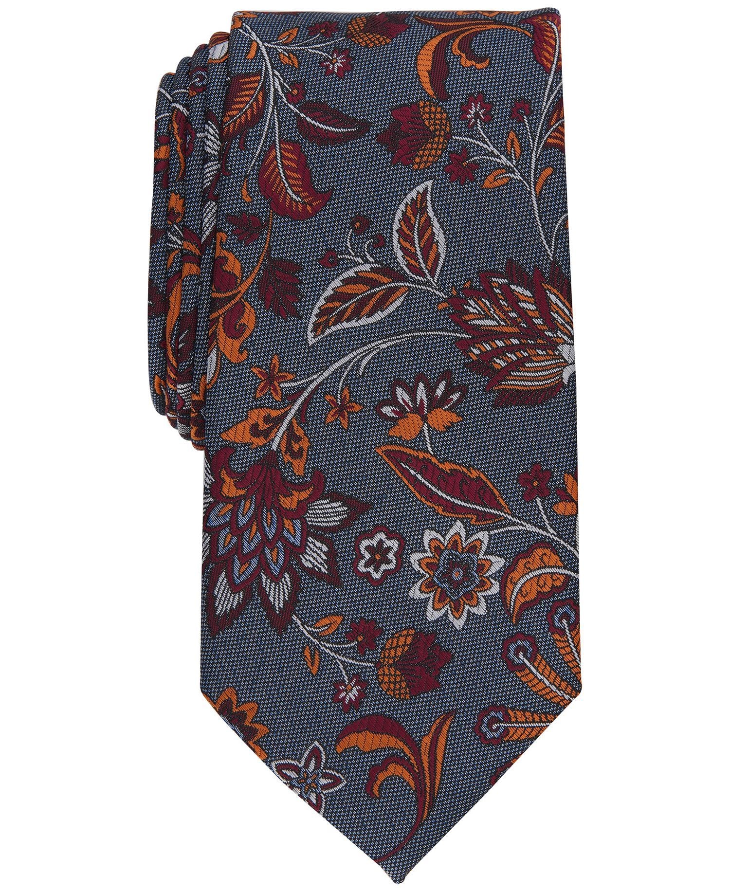 Perry Ellis Elvin Classic Jacobean Floral Tie – CheapUndies