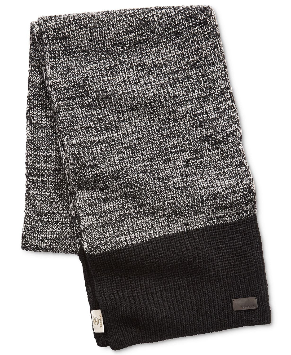 Timberland Marled Colorblock Scarf Grey/Black – CheapUndies