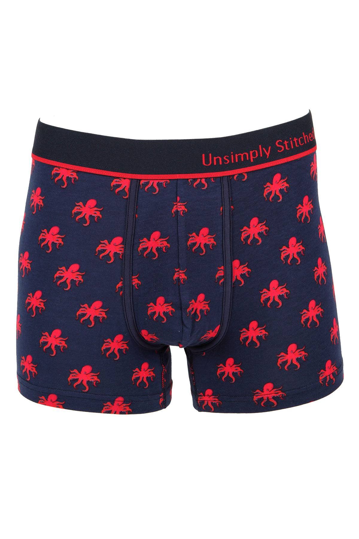 Unsimply Stitched Navy Octopus Trunk – CheapUndies
