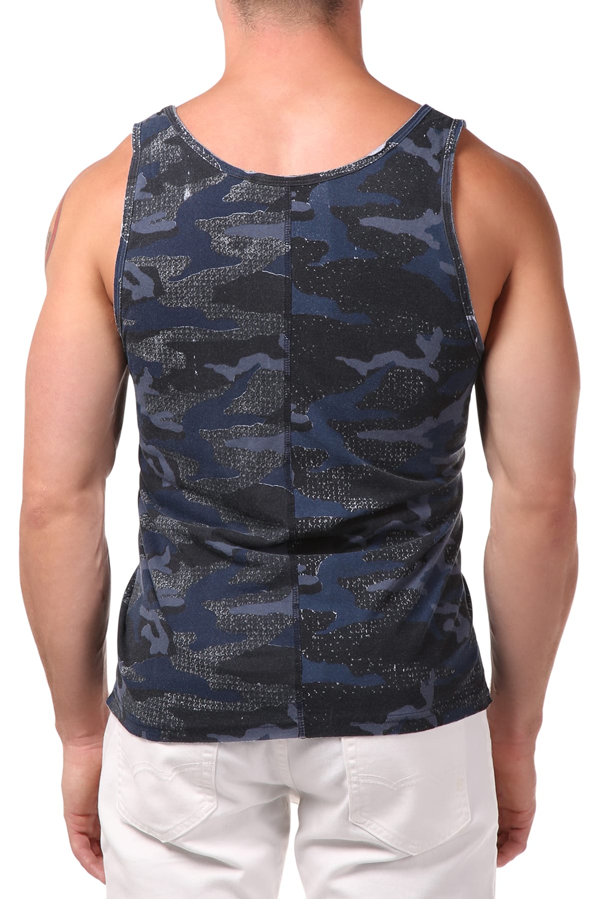 Datch Blue Camo Tank Top – CheapUndies