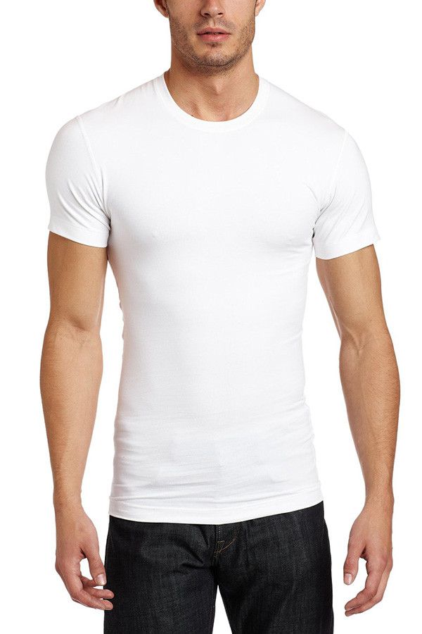 2(X)IST White Shape Form Slimming Crew-Neck Tee – CheapUndies