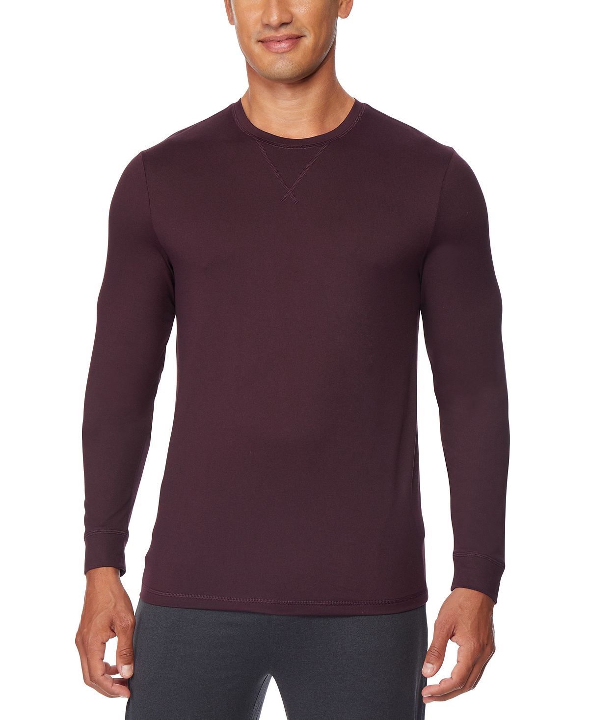 32 Degrees Ultra Lux Long-sleeve Sleep T-shirt Acai Berry – CheapUndies