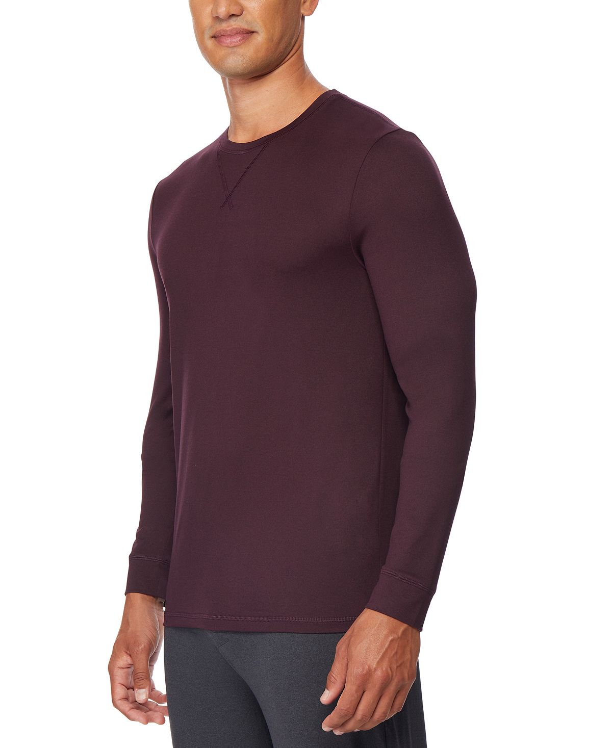 32 Degrees Ultra Lux Long-sleeve Sleep T-shirt Acai Berry – CheapUndies