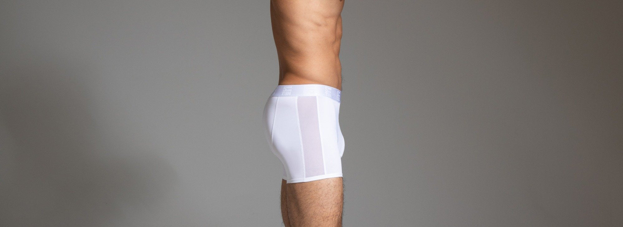 5=ten White Mesh Trunk – CheapUndies
