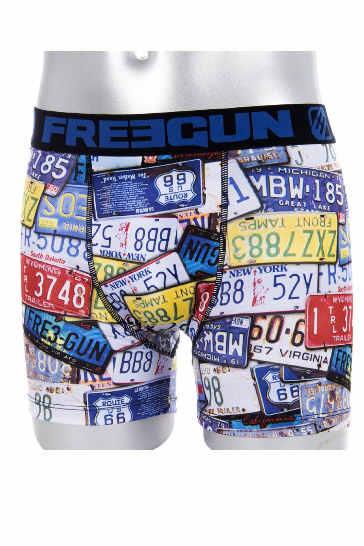 Freegun Highway License Plate Boxer Brief – CheapUndies
