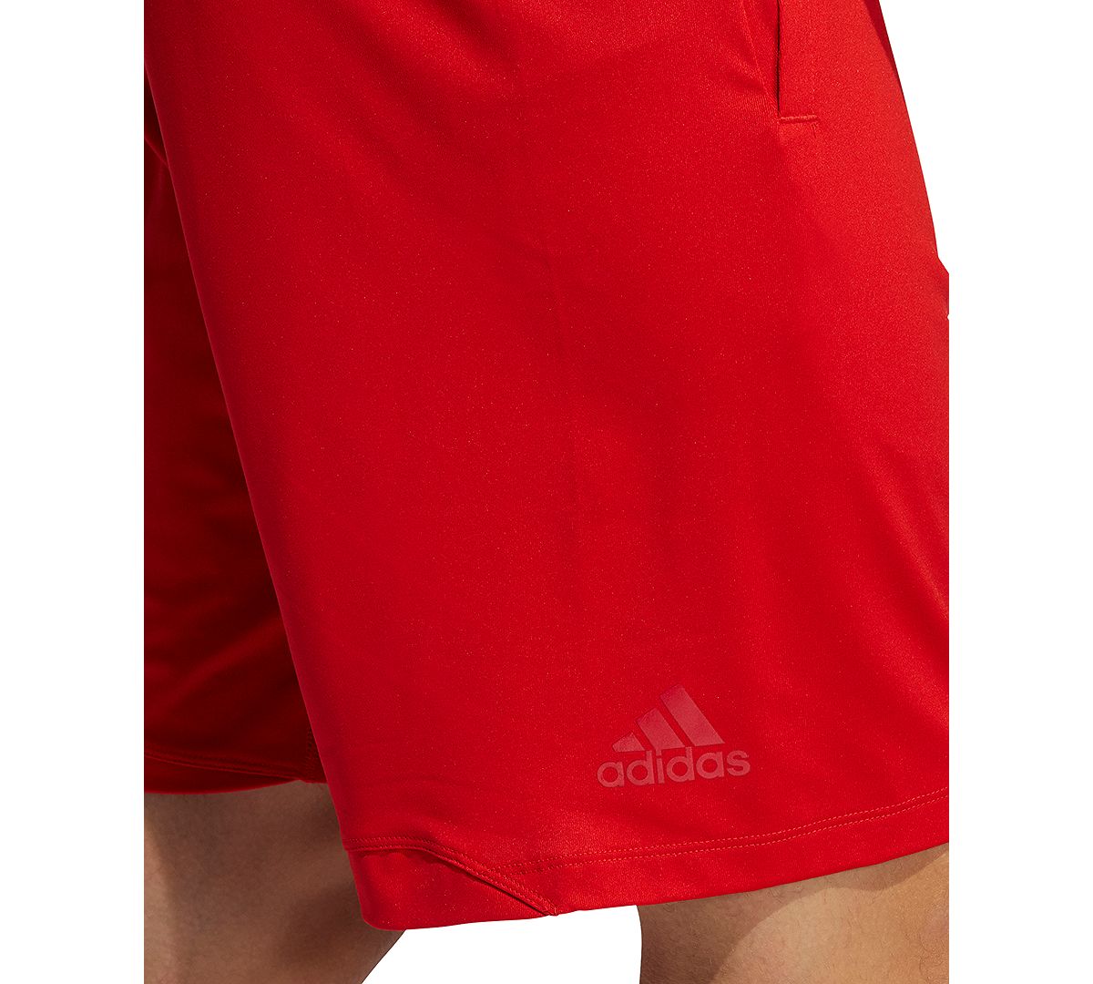 Adidas Climalite9" Logo Shorts Vivid Red – CheapUndies