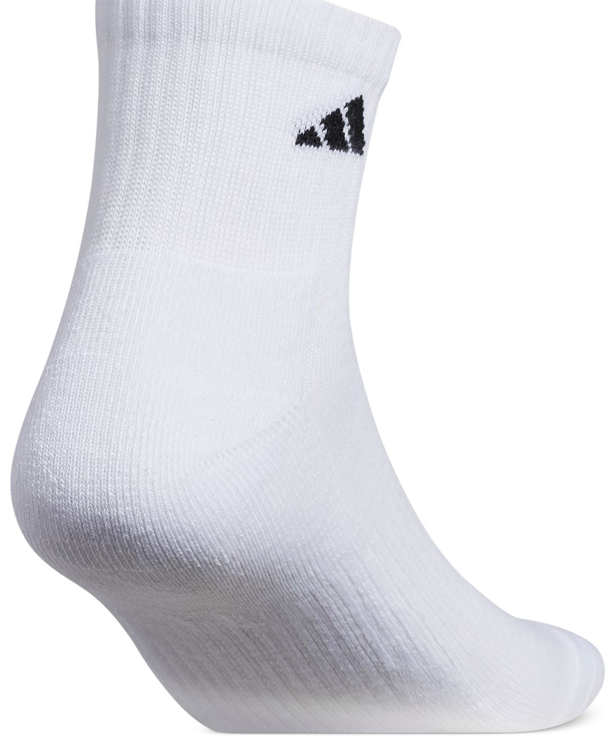 Adidas Cushioned Quarter Extended Socks 6-pack White – CheapUndies
