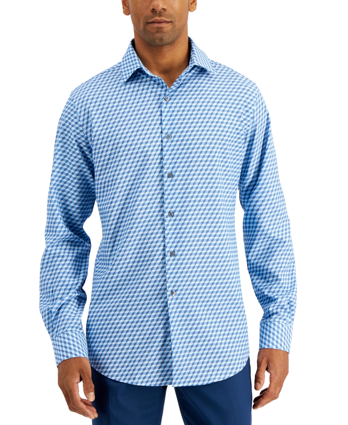Alfani Men's Slim Fit 4-Way Stretch Dress Shirt – CheapUndies