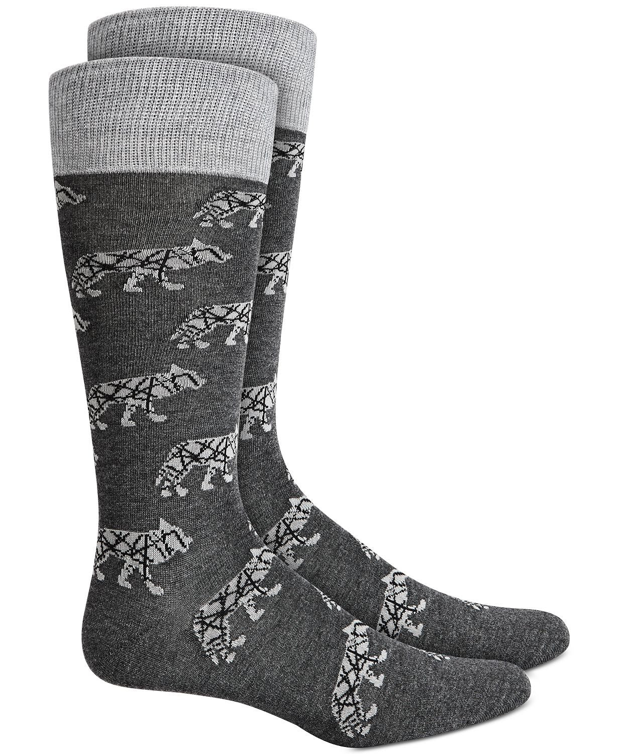 Alfani Wolf Socks Charcoal Grey – CheapUndies