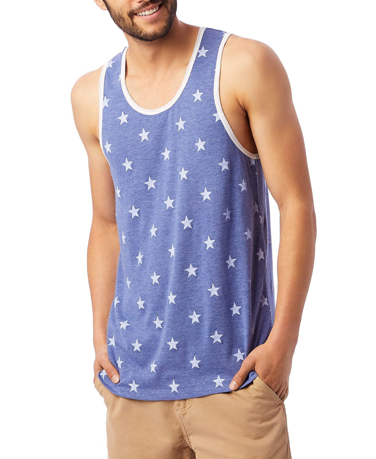Alternative Marine Tank Top Pacific Blue Stars – CheapUndies