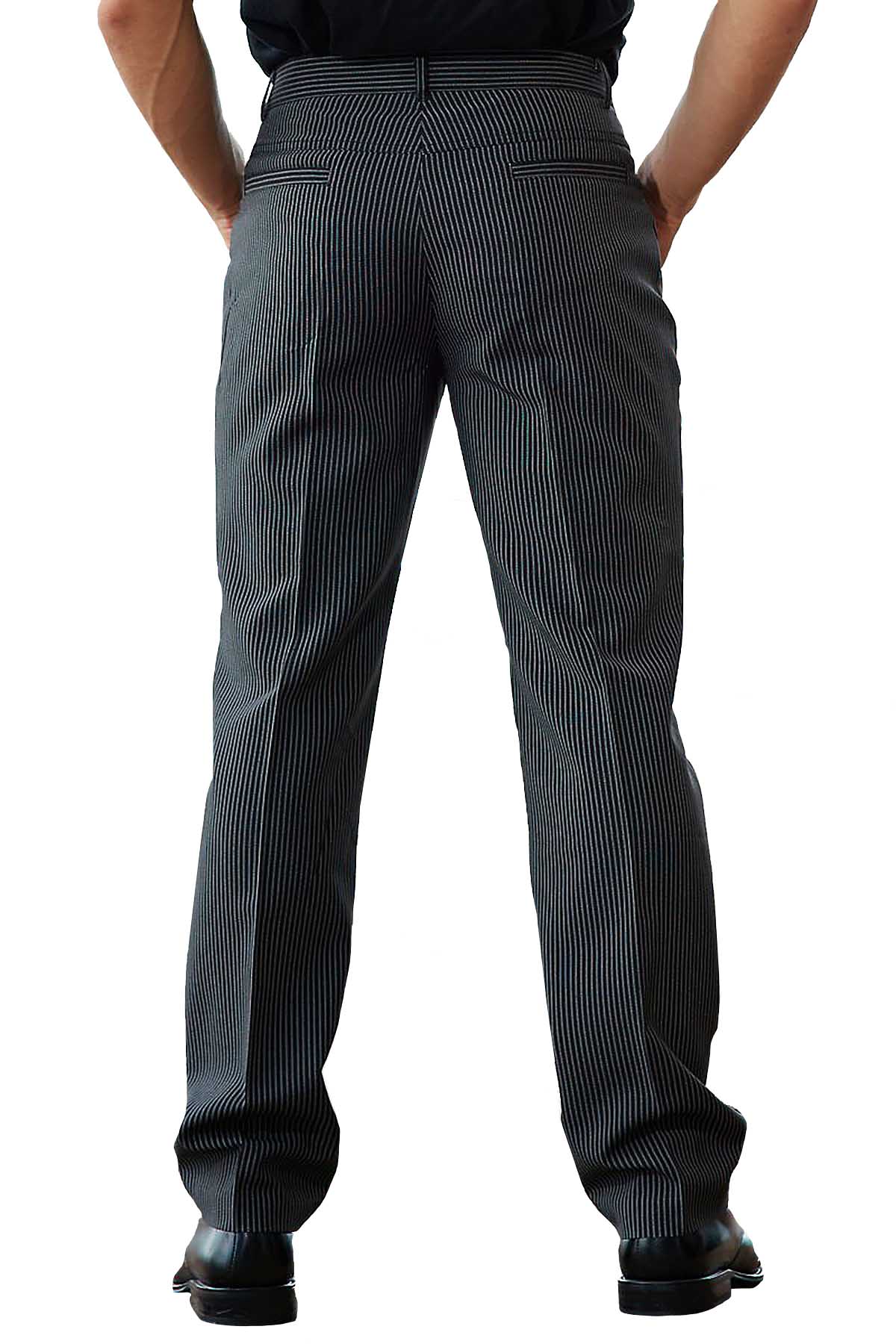 Andres Velasco Black Pinstripe Gangster Pant – CheapUndies