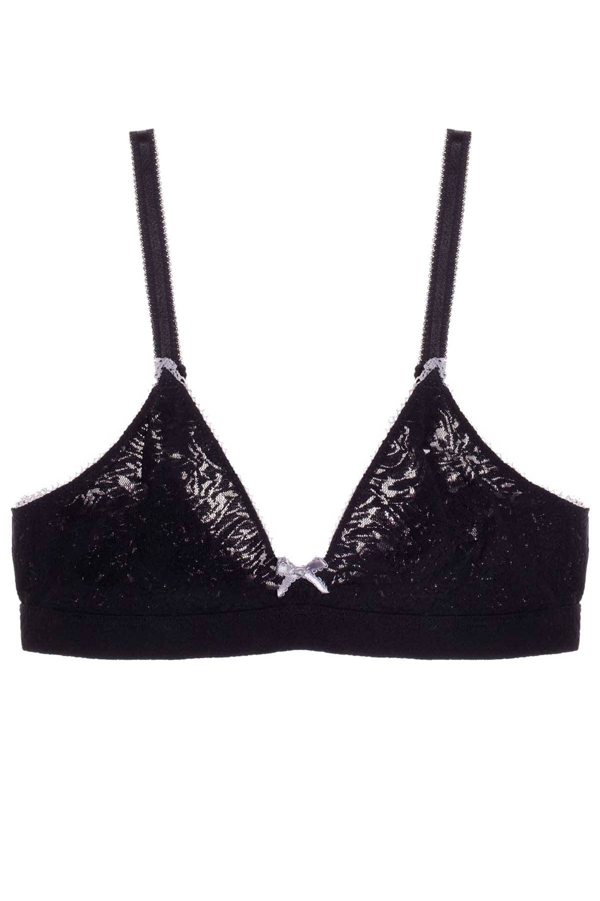 B.tempt'd Night Black Modern Method Lace Bralette – CheapUndies