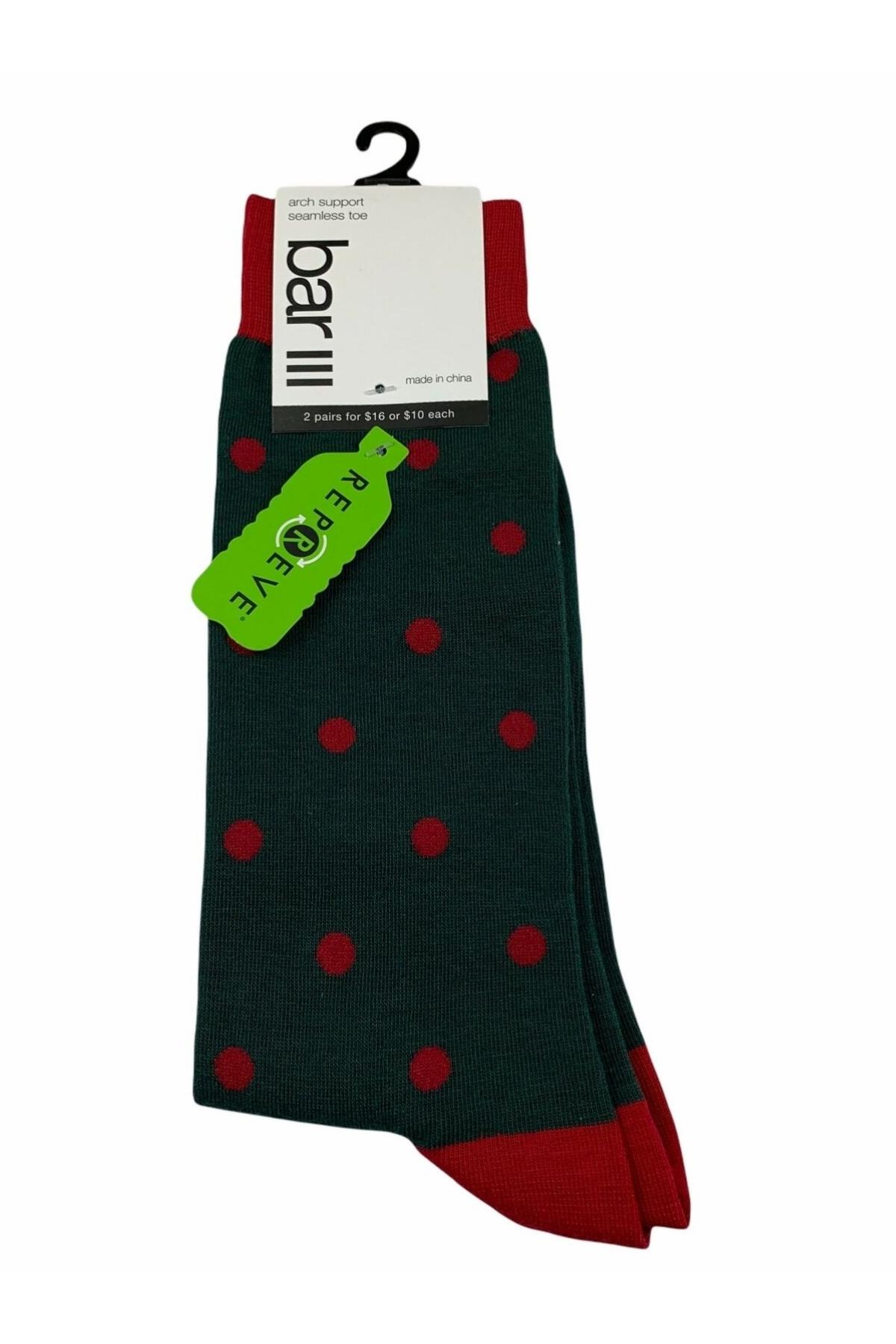Bar III Red Polka Dot Crew Sock – CheapUndies
