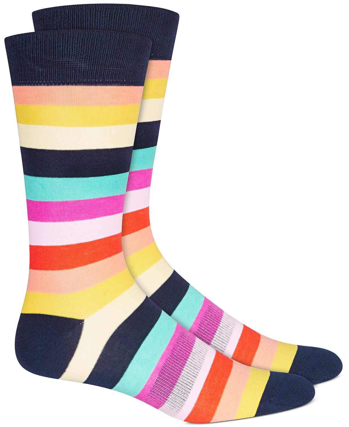 Bar Iii Rainbow Stripe Socks Rainbow Stripe – CheapUndies