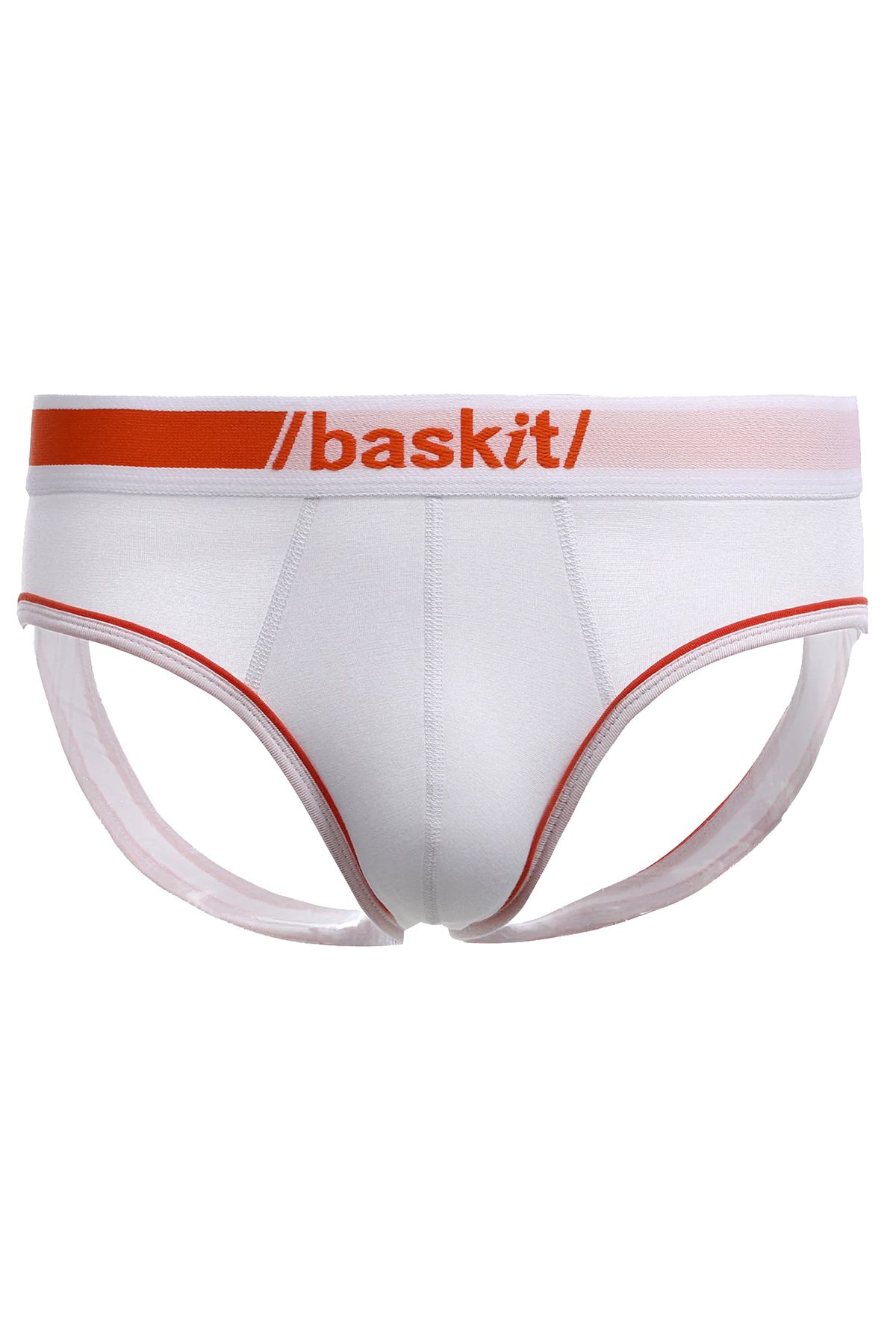 Baskit White (de)luxe Jockbrief – CheapUndies