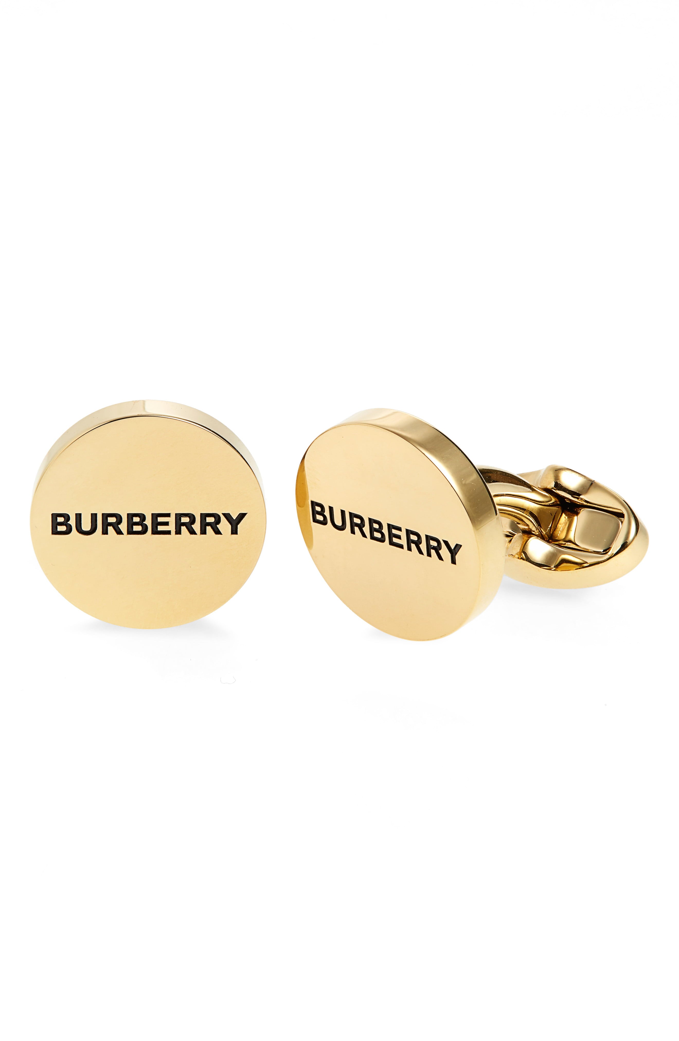 Burberry Logo Engraved Cufflinks light gold – CheapUndies