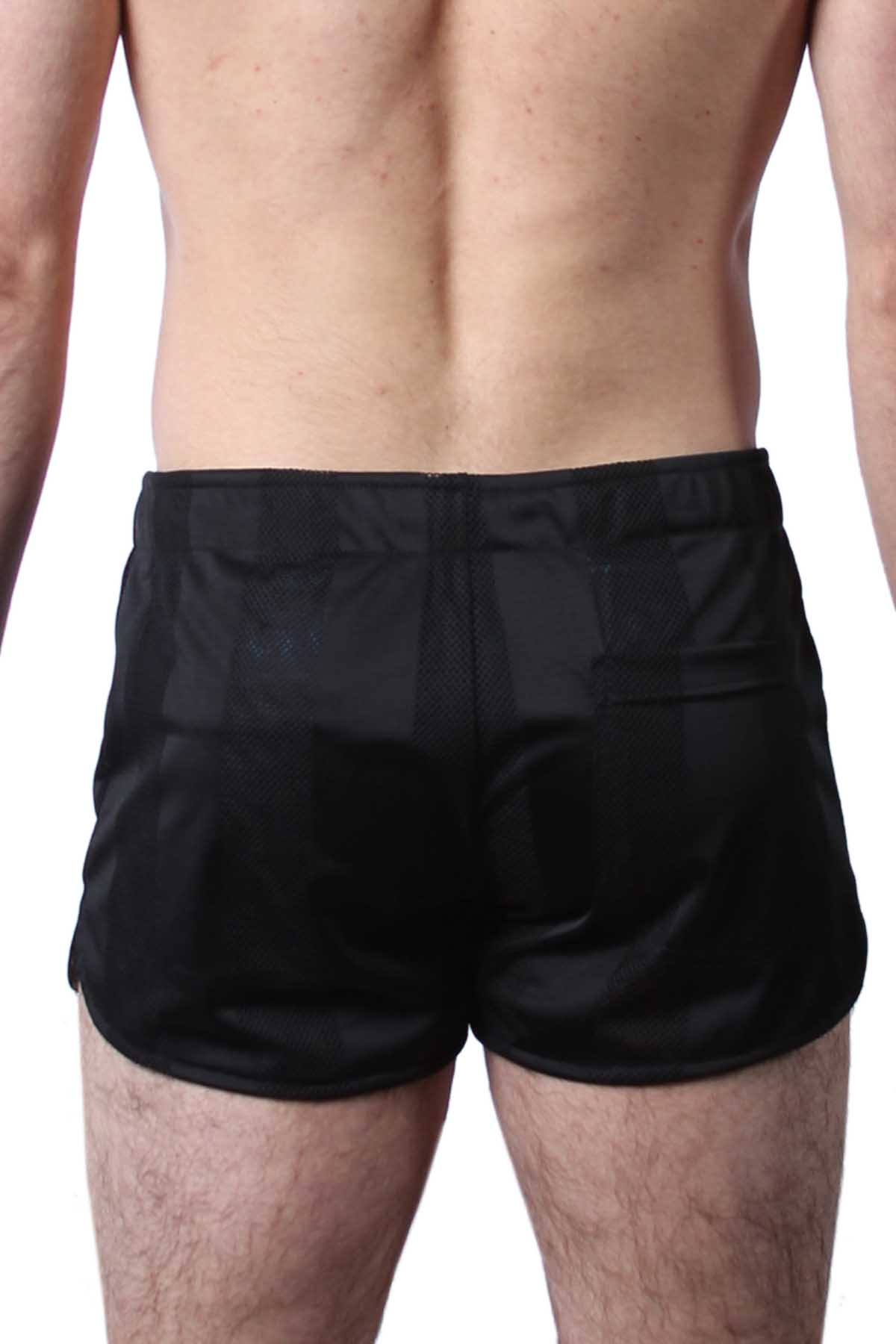 Cellblock 13 Black Midfield Mesh Reversible Short – CheapUndies
