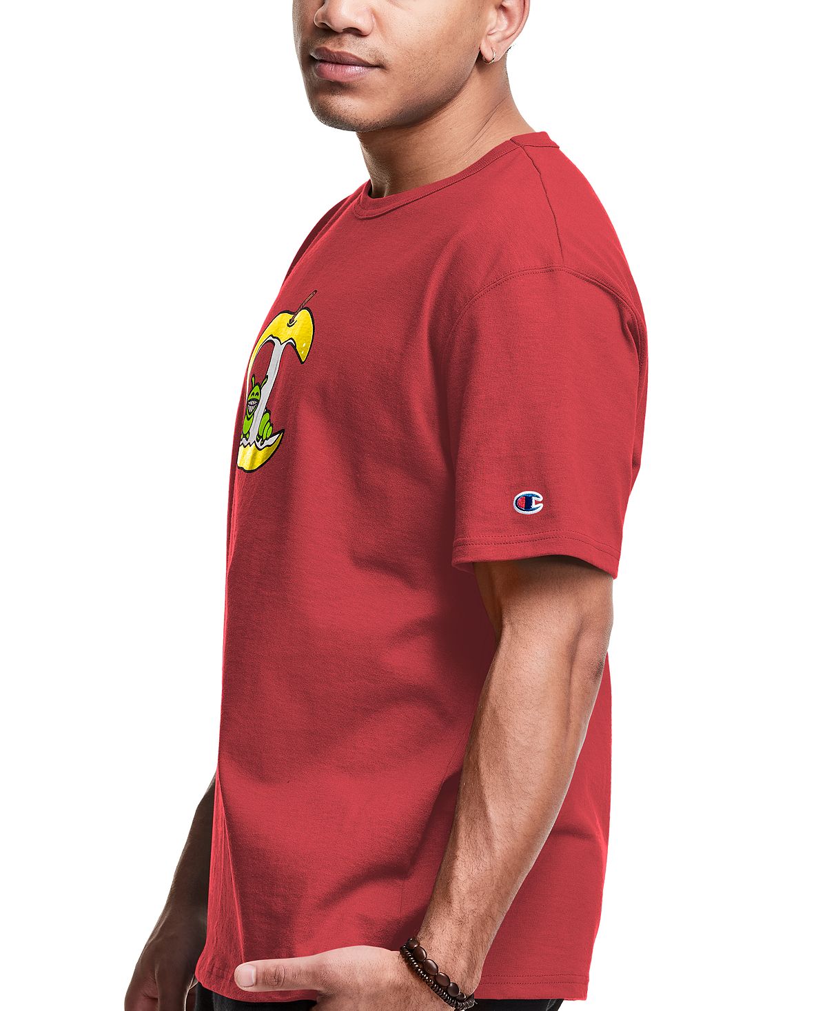 Champion Apple Core Logo Graphic T-shirt Team Red Scarlet – CheapUndies