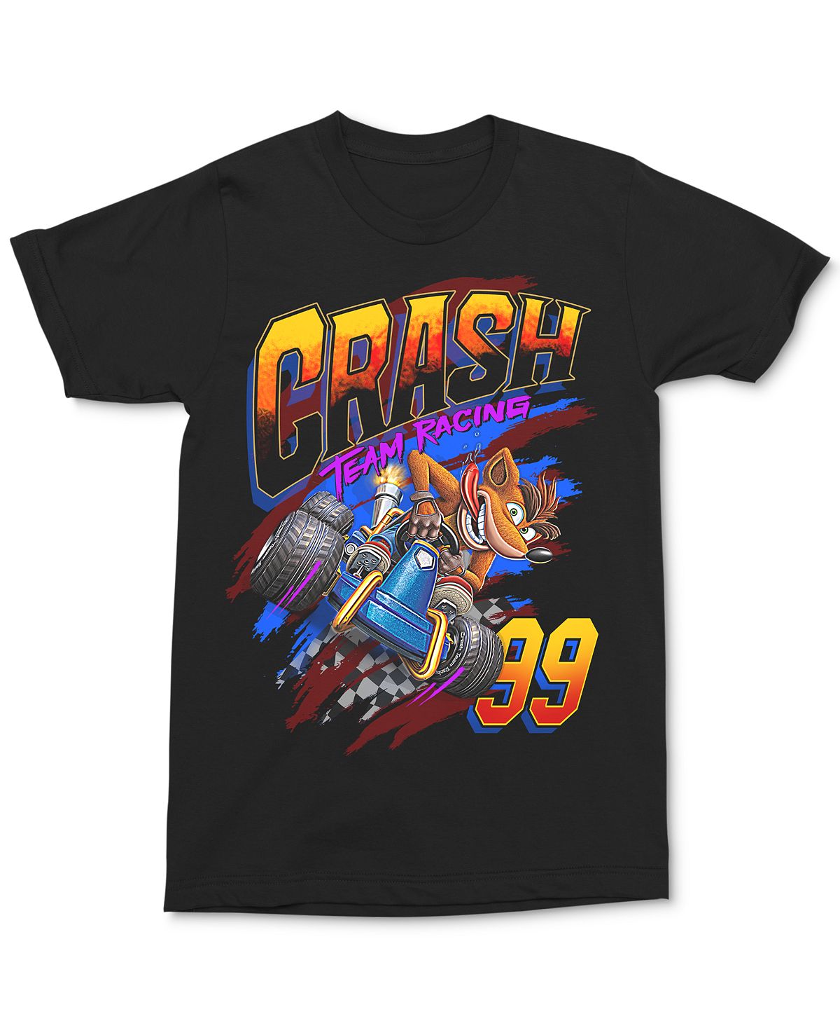 Changes Crash Bandicoot Graphic T-shirt Black – CheapUndies