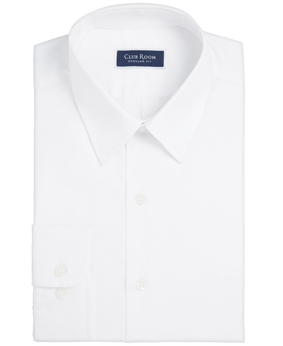 Club Room Regular Fit Solid Dress Shirt White – CheapUndies