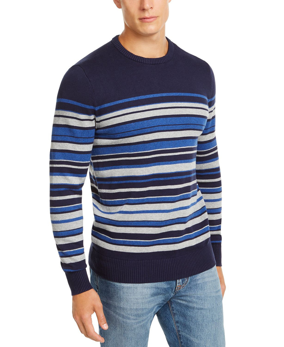 Club Room Stripe Cotton Sweater Red Stripe – CheapUndies