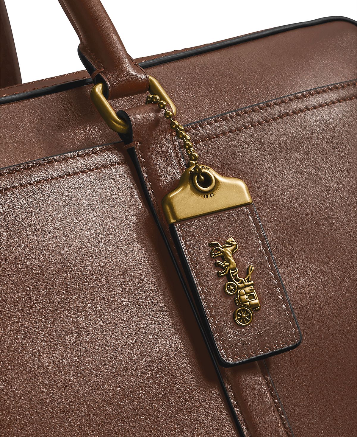 Coach Metropolitan Slim Leather Briefcase Rustcopper – CheapUndies