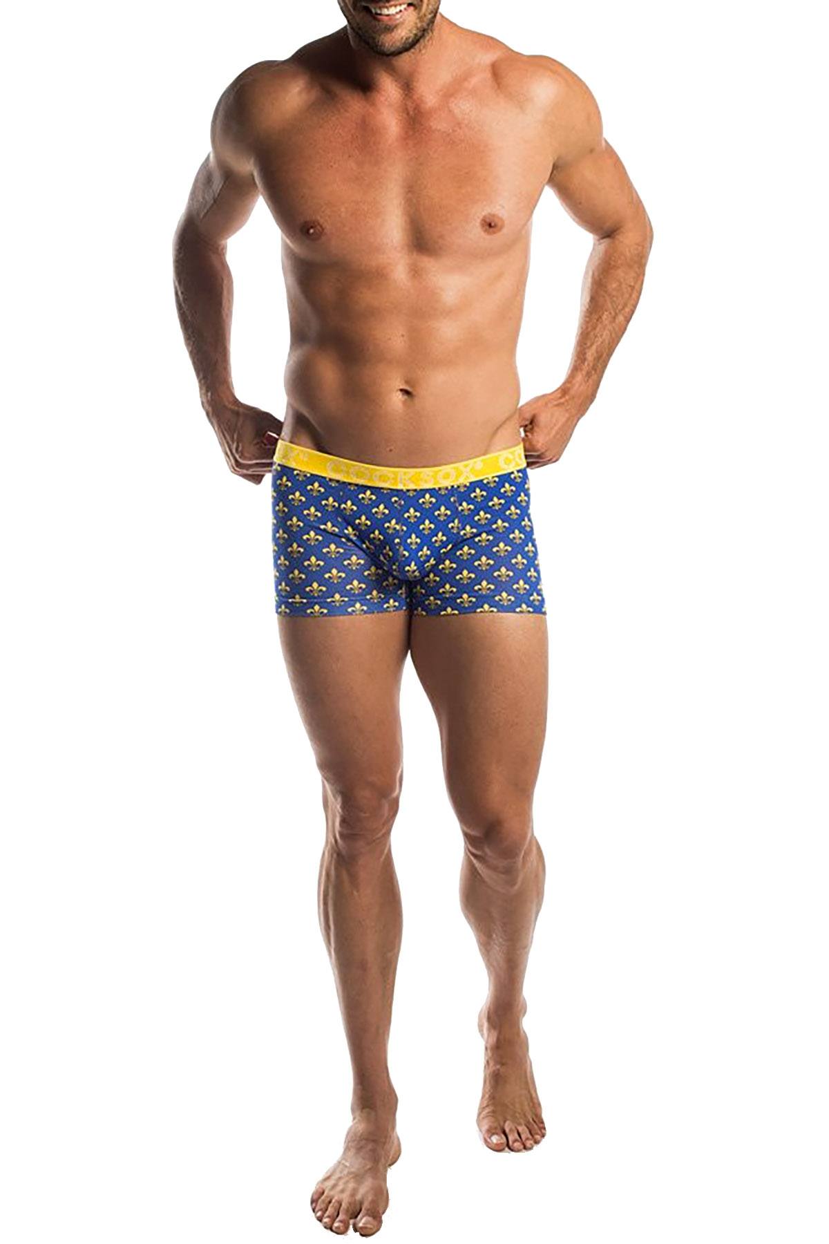 Cocksox Blue Conqueror Contour Pouch Boxer Brief Cheapundies