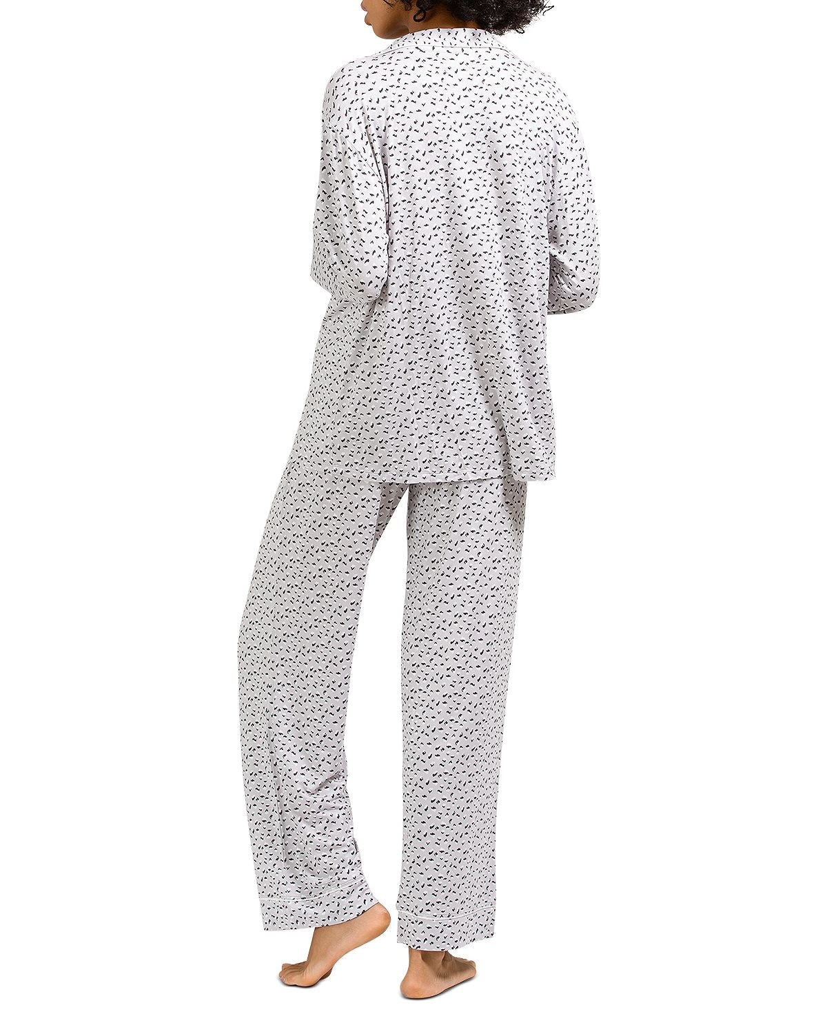 Eberjey Sleep Chic Pajama Set Foxtail/Ivory – CheapUndies