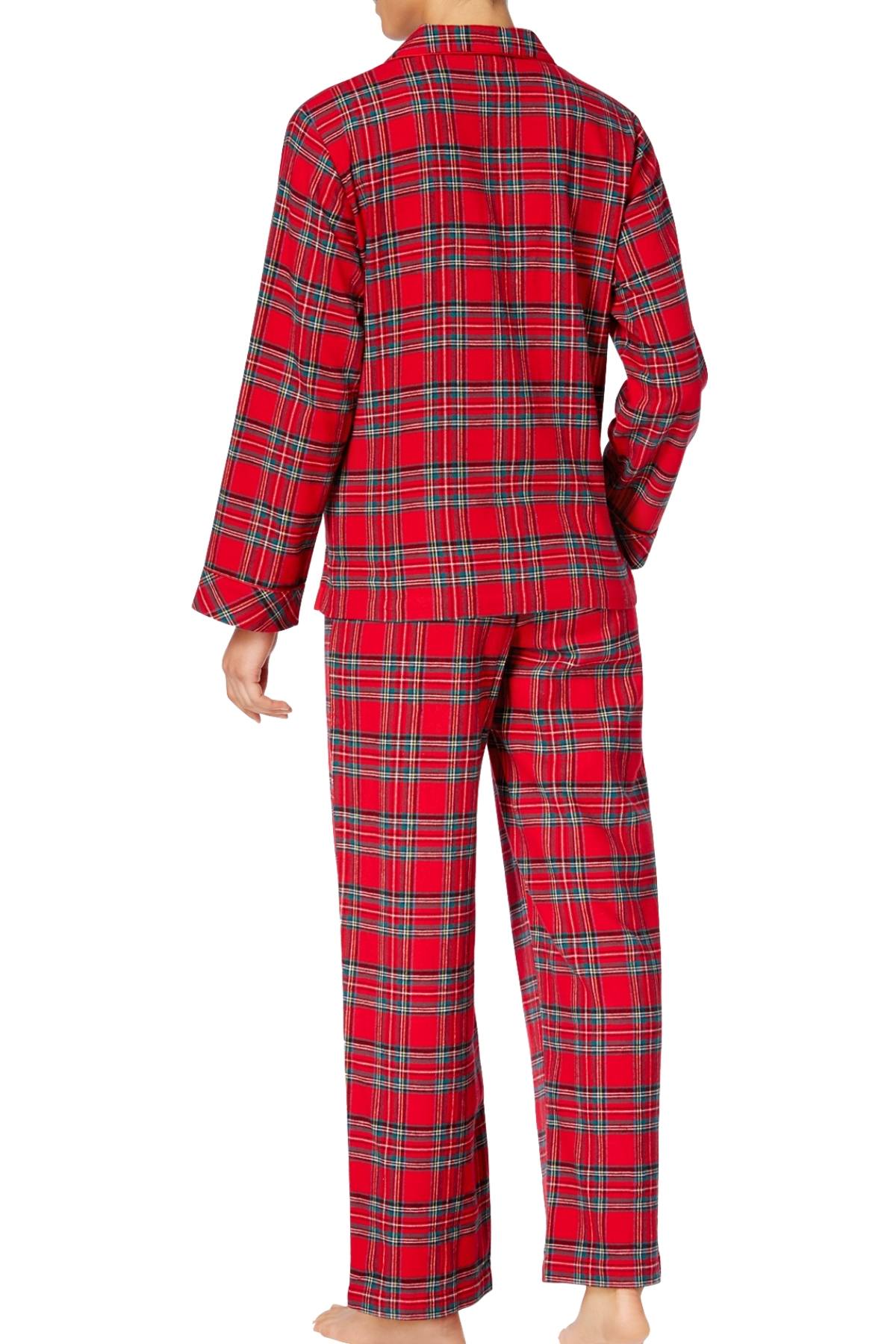 Family Pjs Red/Brinkley-Plaid Pajama Set – CheapUndies