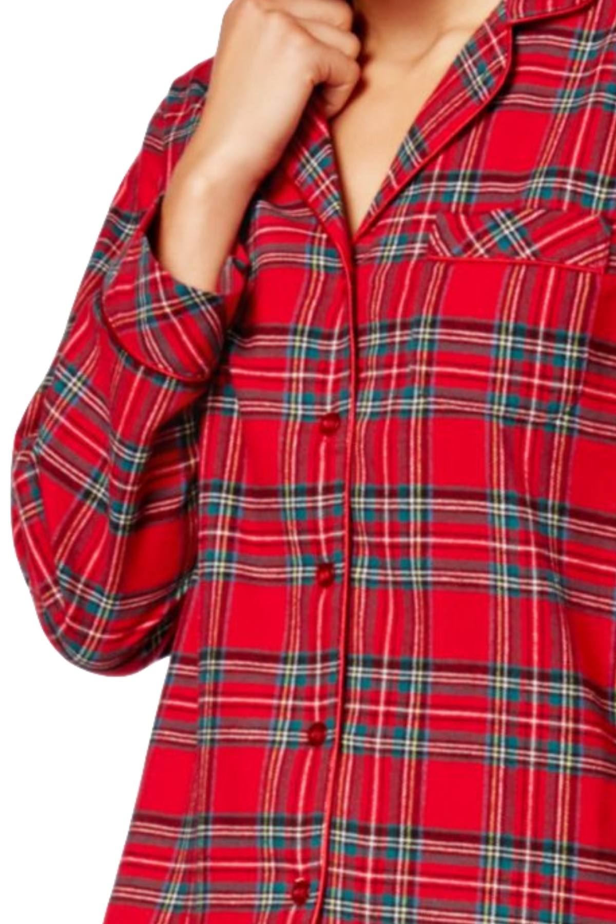Family Pjs Red/Brinkley-Plaid Pajama Set – CheapUndies