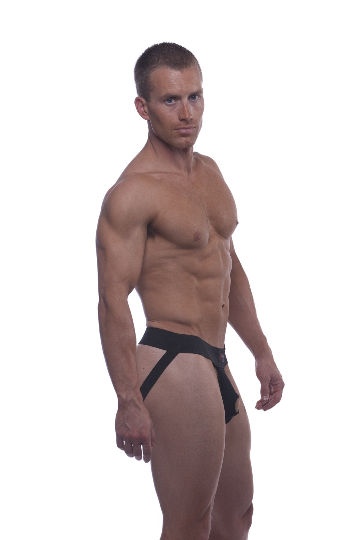 Go Softwear Black Suspension Open Jock Cheapundies