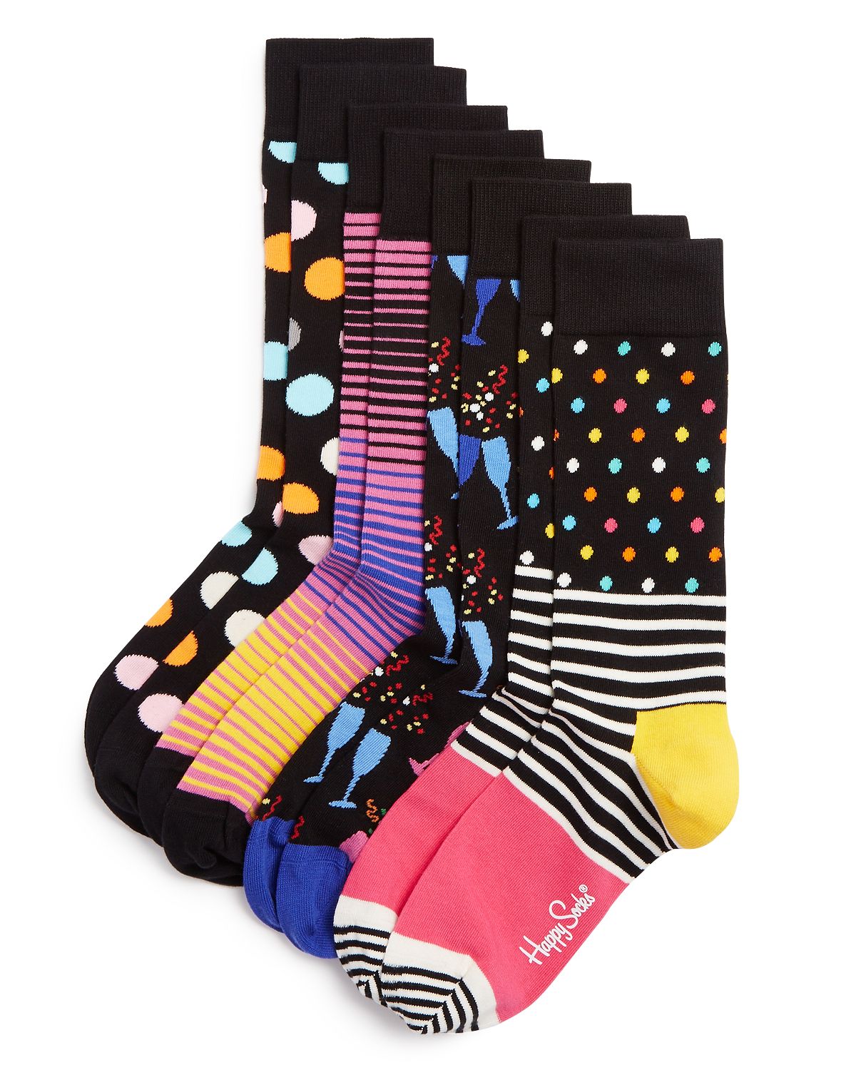Happy Socks Celebration Socks Happy New Year Gift Box Multi – CheapUndies