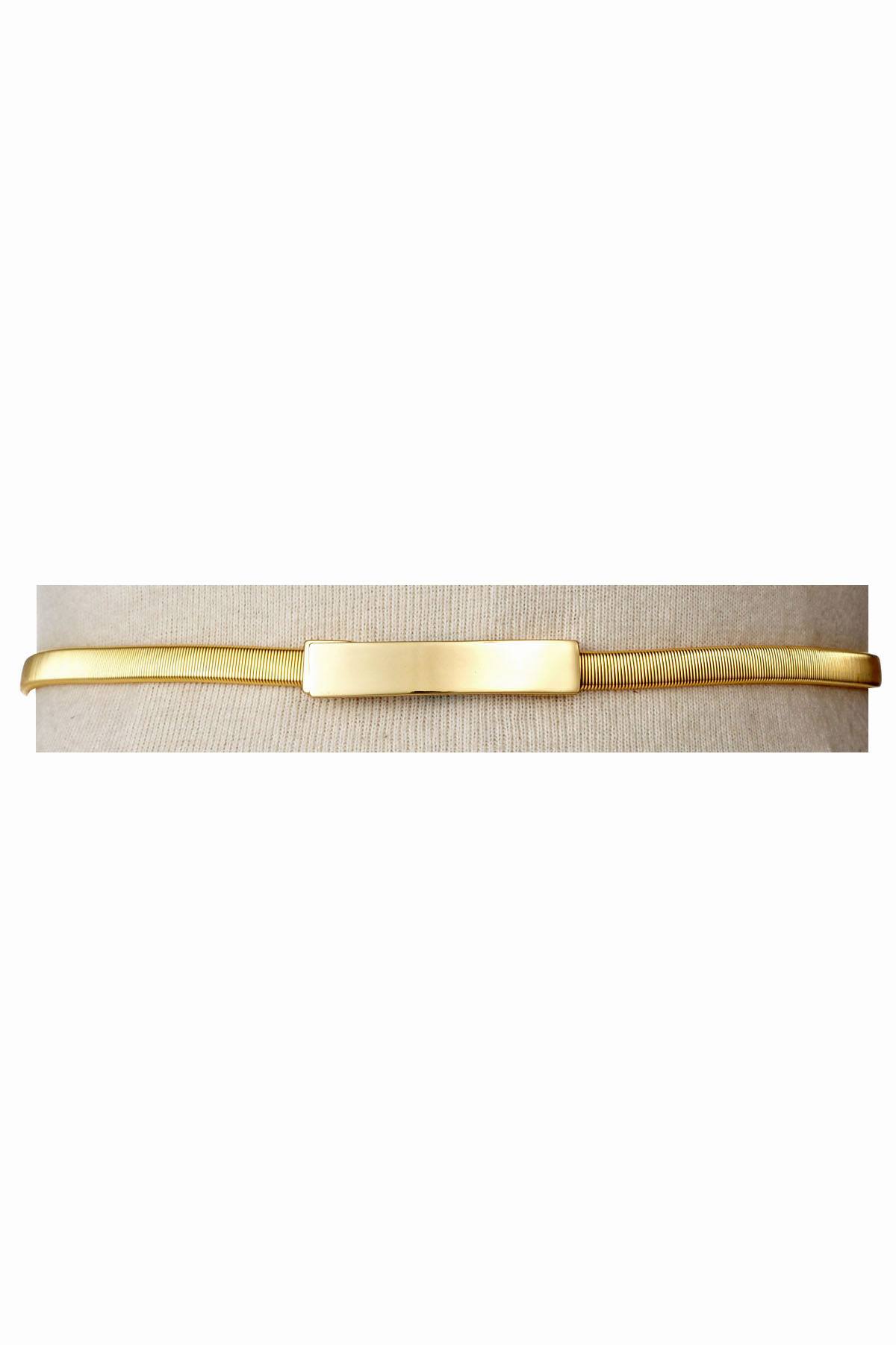 INC International Concepts Gold Cobra Stretch Chain Belt – CheapUndies