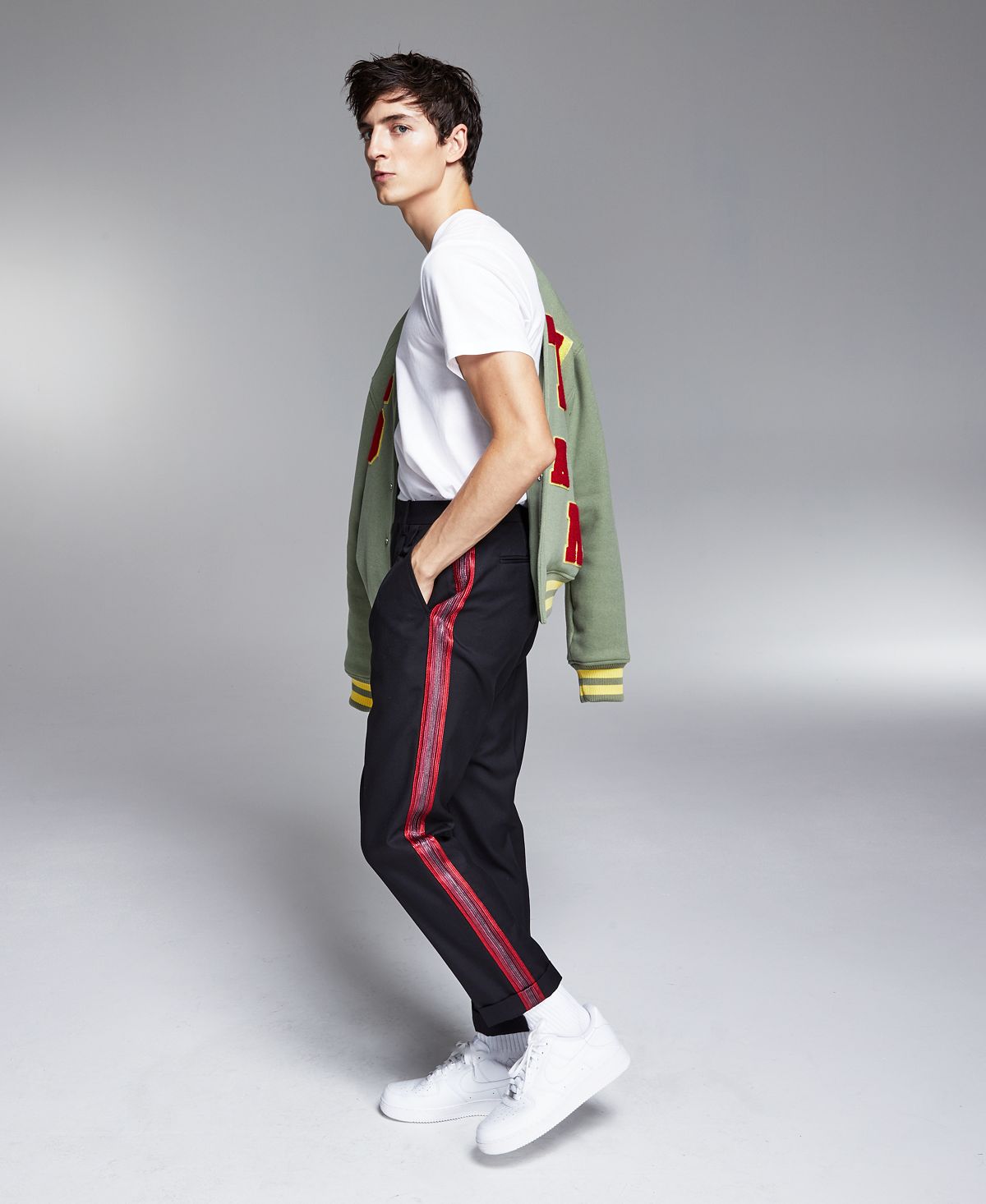 Inc International Concepts Allen Onyia For Inc Regular-fit Cropped Sid ...