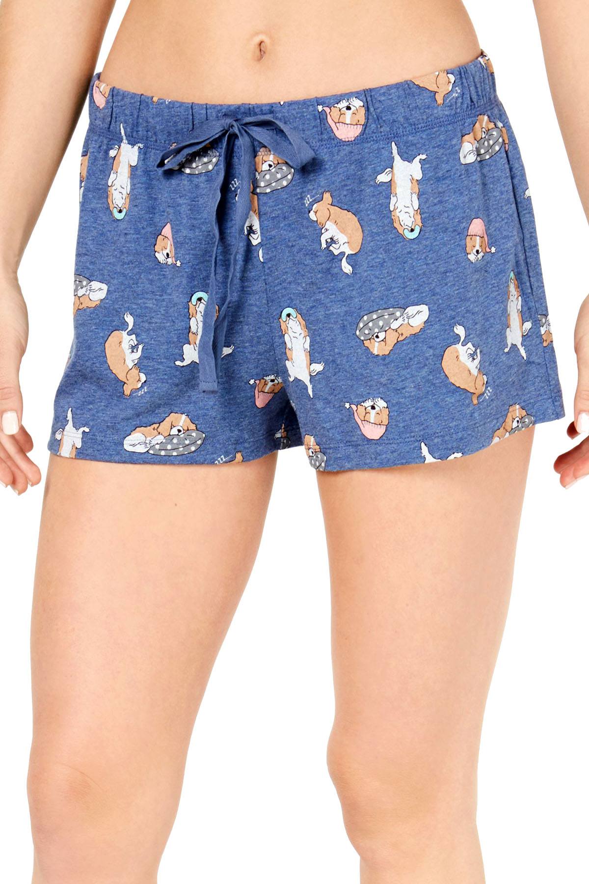 Jenni Printed Pajama Short in Sleepy Bailey Blue – CheapUndies