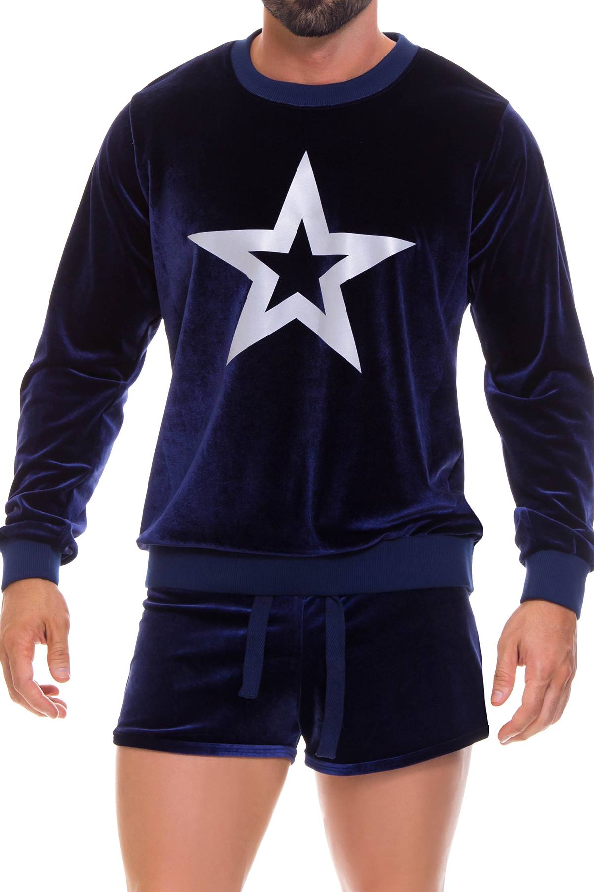 Jor Blue Star Sweater – CheapUndies