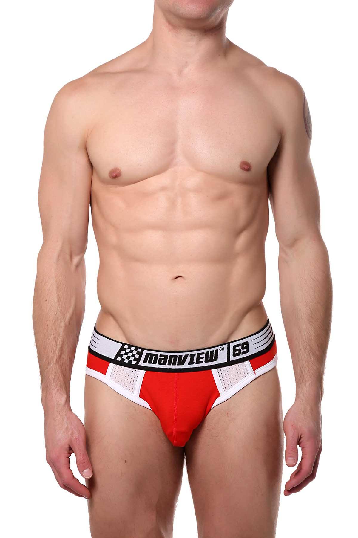 Manview Red 69 Racer Jock-Brief – CheapUndies