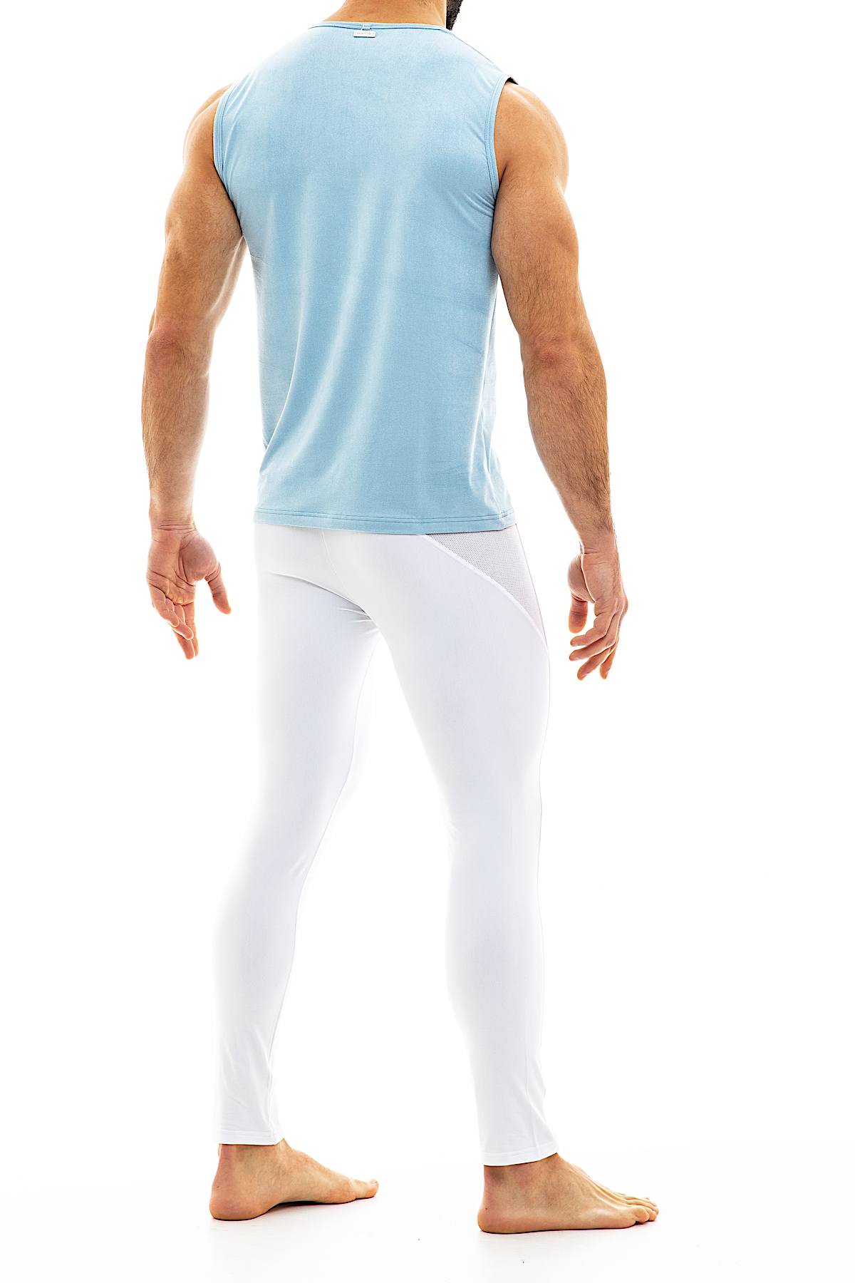 Modus Vivendi Light Blue Suede Seamless Tank – CheapUndies