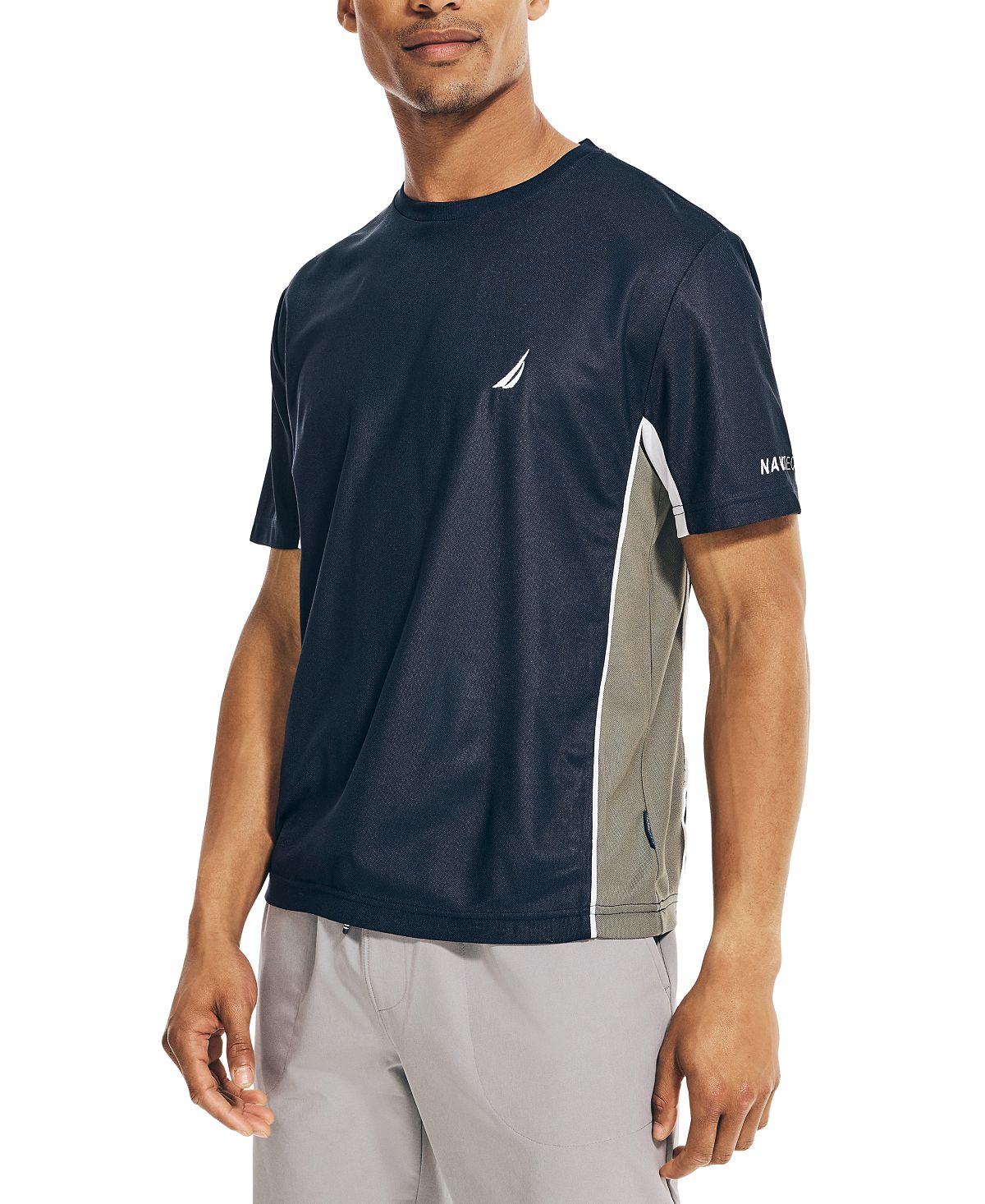 Nautica Navtech Performance Colorblock T-shirt Navy Combo – CheapUndies