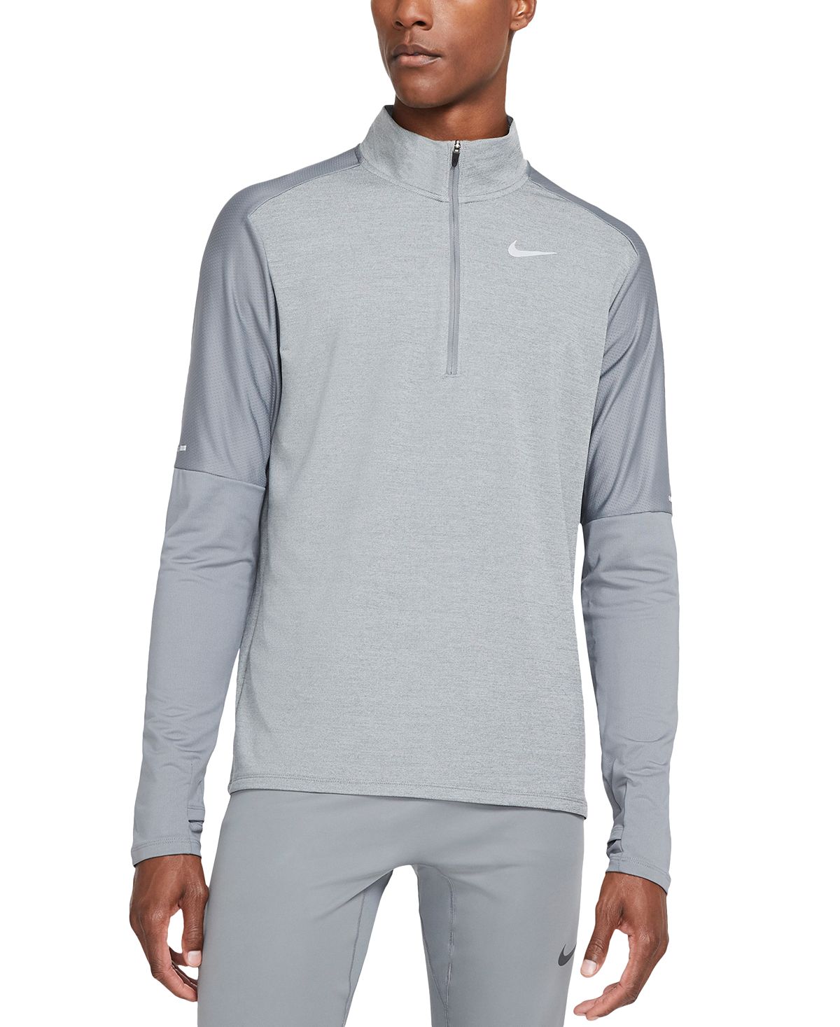 Nike Dri-fit Element Half-zip Running Top Smoke Grey – CheapUndies