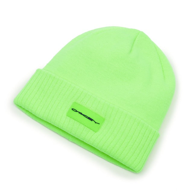 Oakley Men's Neon Green Beanie Ellipse Patch green – CheapUndies