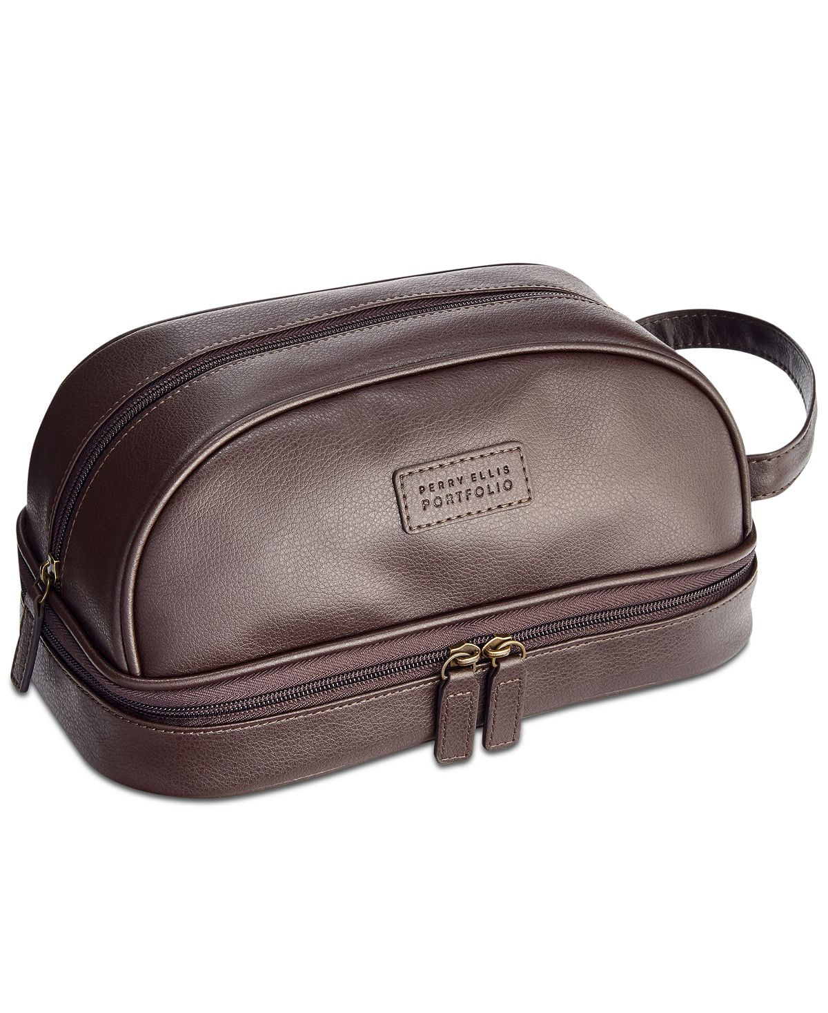 Perry Ellis Portfolio Perry Ellis Casual Travel Case Brown – CheapUndies