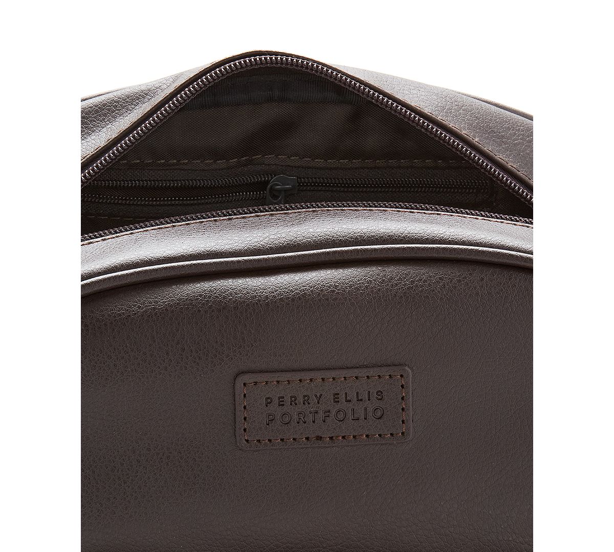 Perry Ellis Portfolio Perry Ellis Casual Travel Case Brown | CheapUndies
