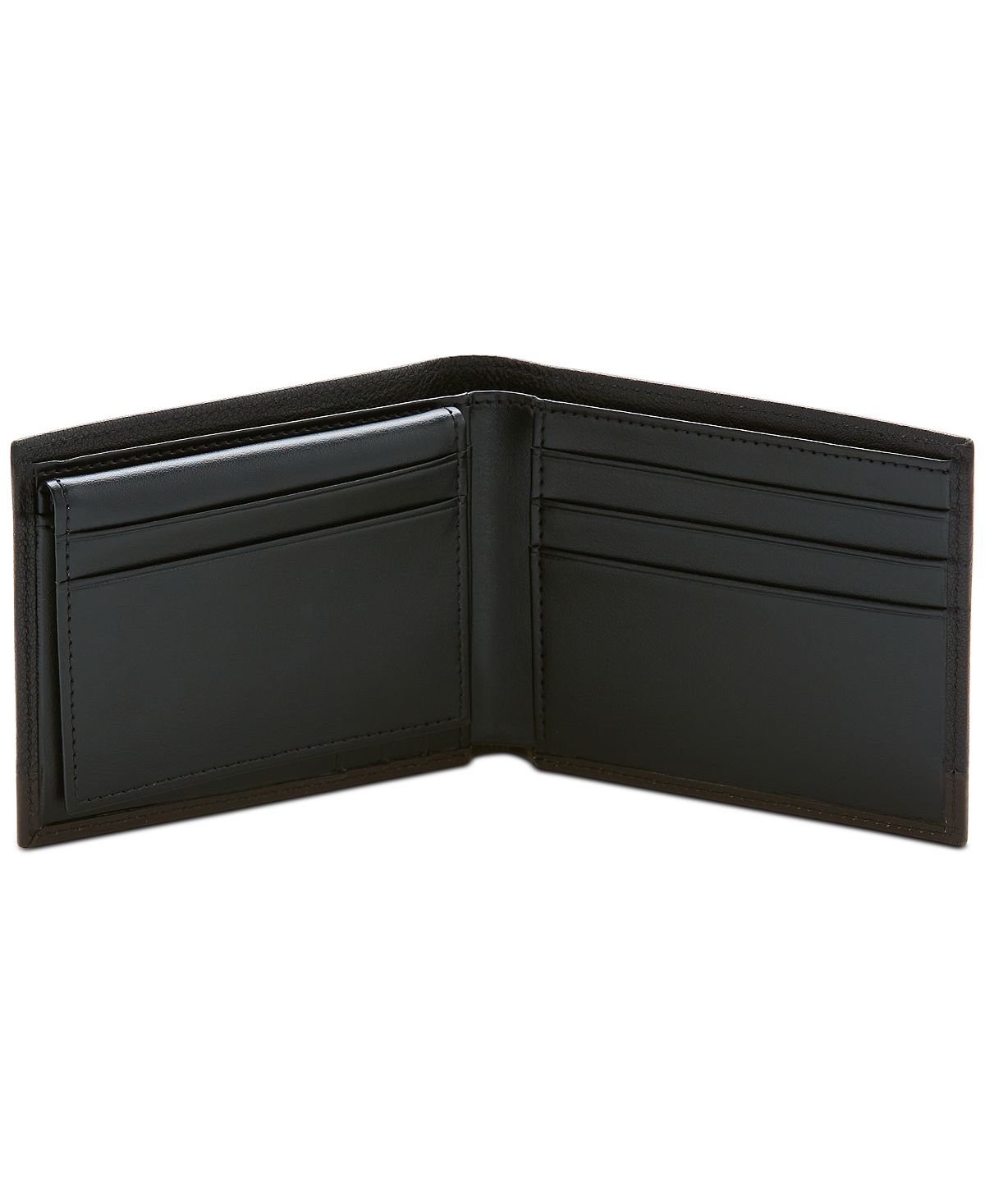 Perry Ellis Portfolio Two Shade Colorblock Passcase Black – CheapUndies